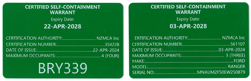 Guide to Motorhome Self-Containment Certification in NZ